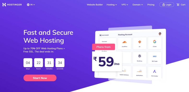 Hostinger Coupon Code India - 90% OFF - (February, 2021)